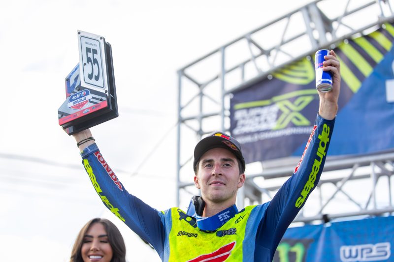 Hunter Lawrence Gives ’25 CRF450R a Moto Win and Podium Overall Finish ...