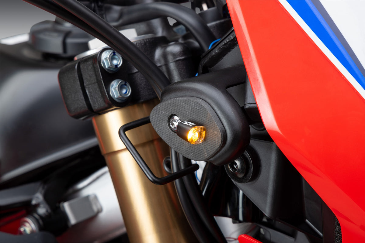 YOSHIMURA CRF300L/Rally 2021-25 Rear Micro Turn Signal Mount Plates ...