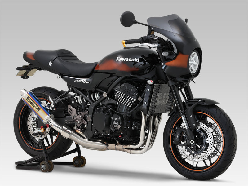 Yoshimura Z900RS/Cafe 2018-24 JMCA Brevis Stainless Slip-On w/ Titanium ...
