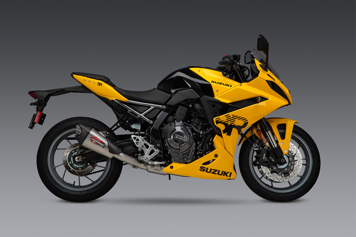Yoshimura GSX-8S/R 23-25 Race AT2 Stainless Full Exhaust, w/ Stainless ...