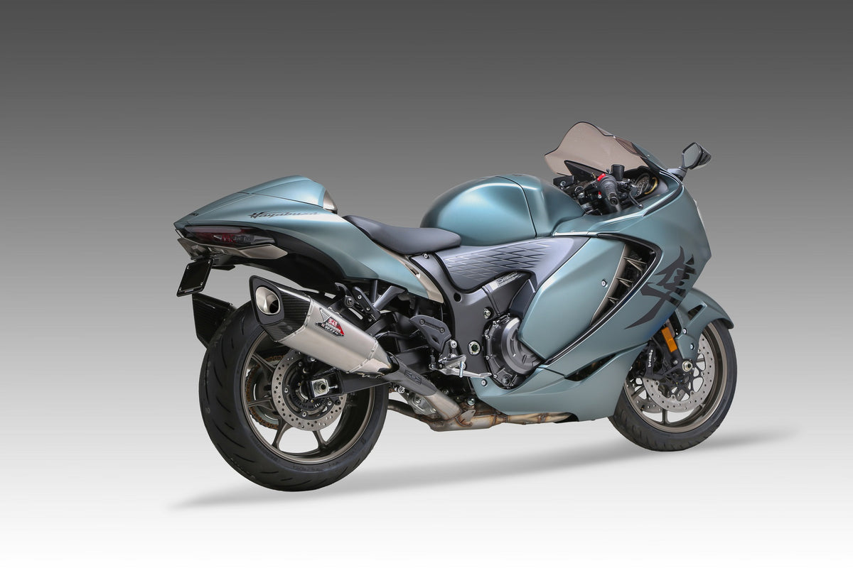 Yoshimura HAYABUSA 2021-25 Race R-11SQ-R Dual Stainless Slip-On Exhaust ...