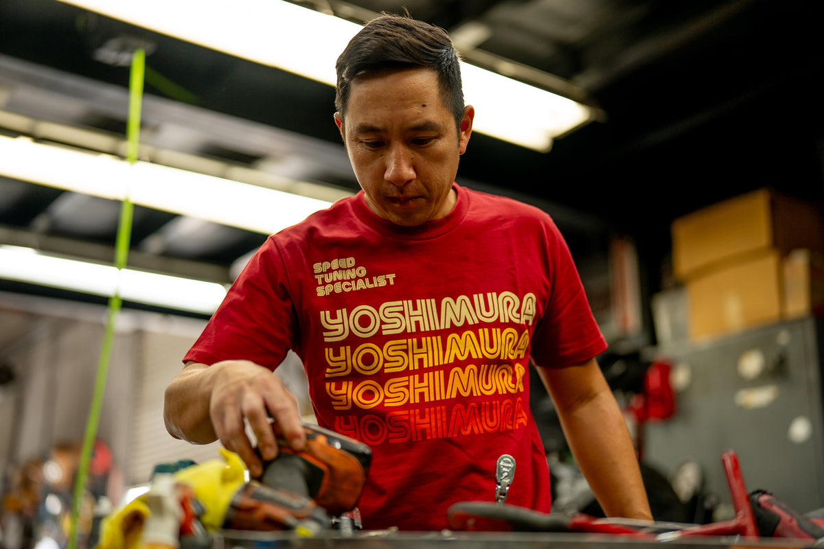 Yoshimura Shades Tee available in Cardinal (Size S to XXL) – Yoshimura ...